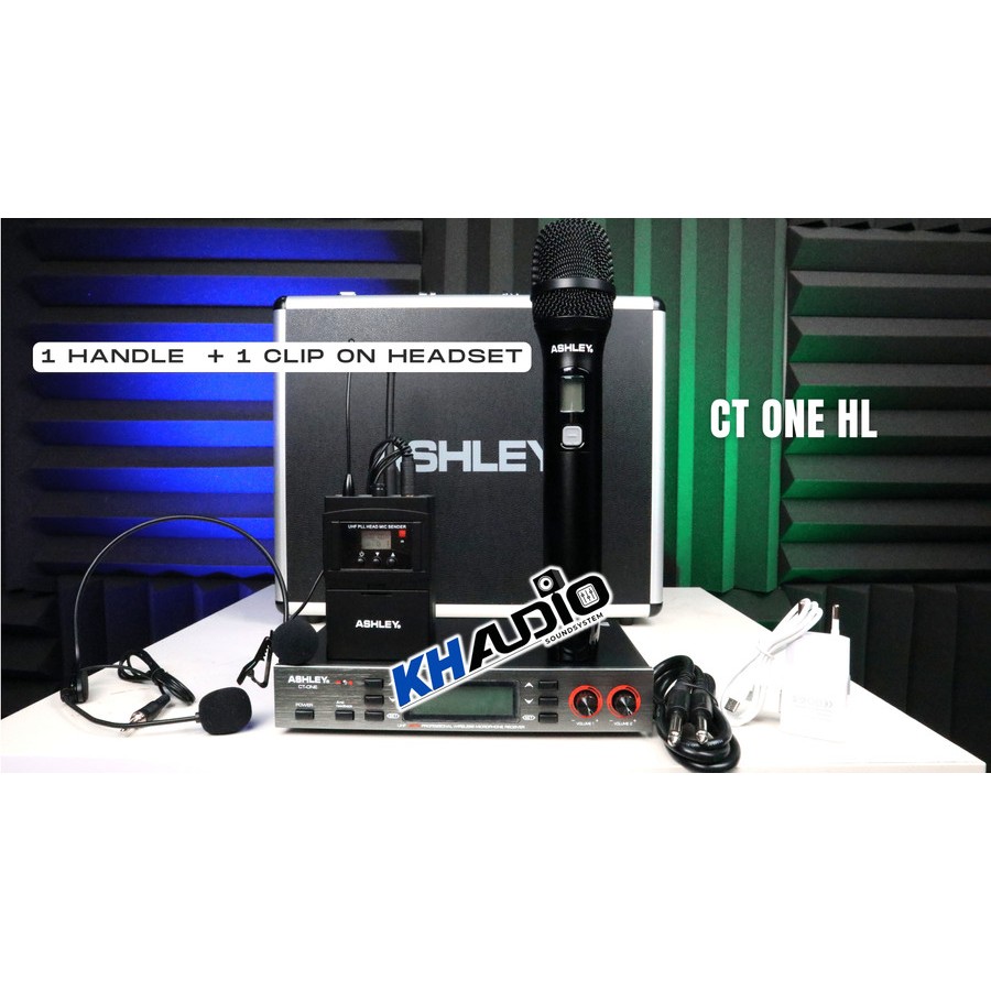 Jual Mic Wireless ASHLEY CT ONE HL - LL (H - Handle L - Clip On ...