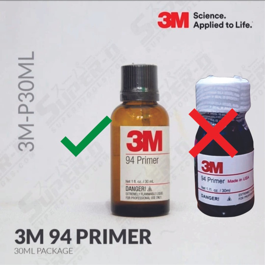 Jual Lem 3M 94 Primer 30 mL Penambah Daya Rekat Sticker 100% Original ...