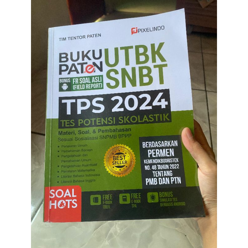 Jual BUKU PATEN UTBK SNBT TPS 2024 TERLENGKAP | Shopee Indonesia