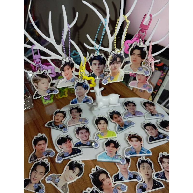 Jual KEYCHAIN AKTOR THAILAND RAINBOW (Gemini, fourth, first, khaotung ...