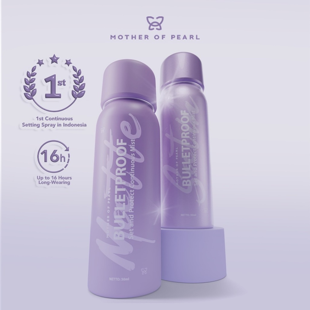 Jual GLAM - MOP Mother of Pearl Bulletproof Set and Protect Continuous ...