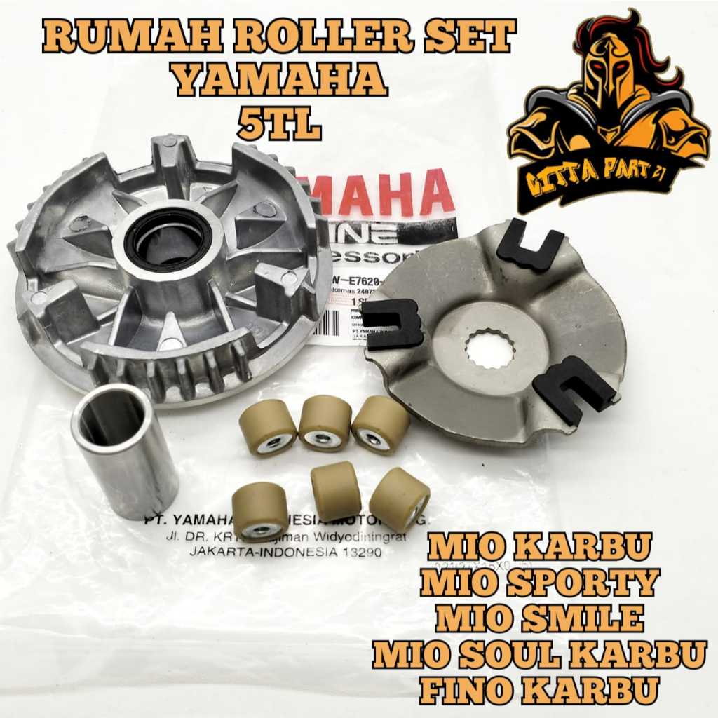 Jual RUMAH ROLLER SET KOMPLIT PLUS TUTUP ASLI ORIGINAL YAMAHA YGP 5TL ...