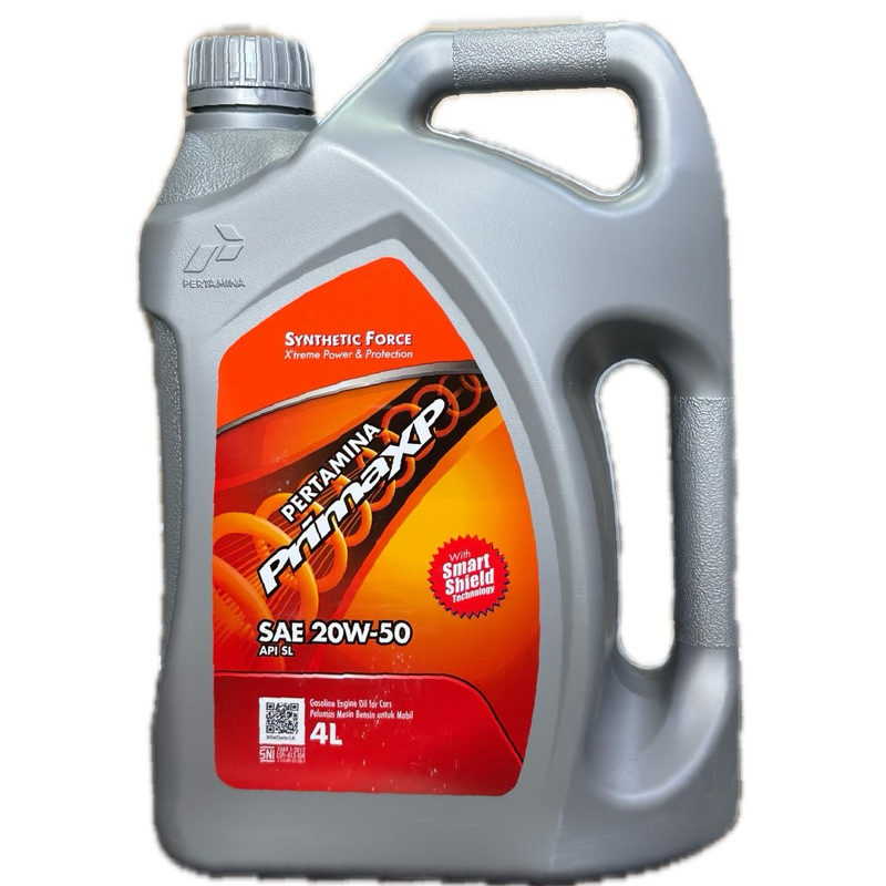Jual PERTAMINA PRIMAXP/PRIMA XP SAE 20W-50 4 LITER/PELUMAS/OLI MESIN ...