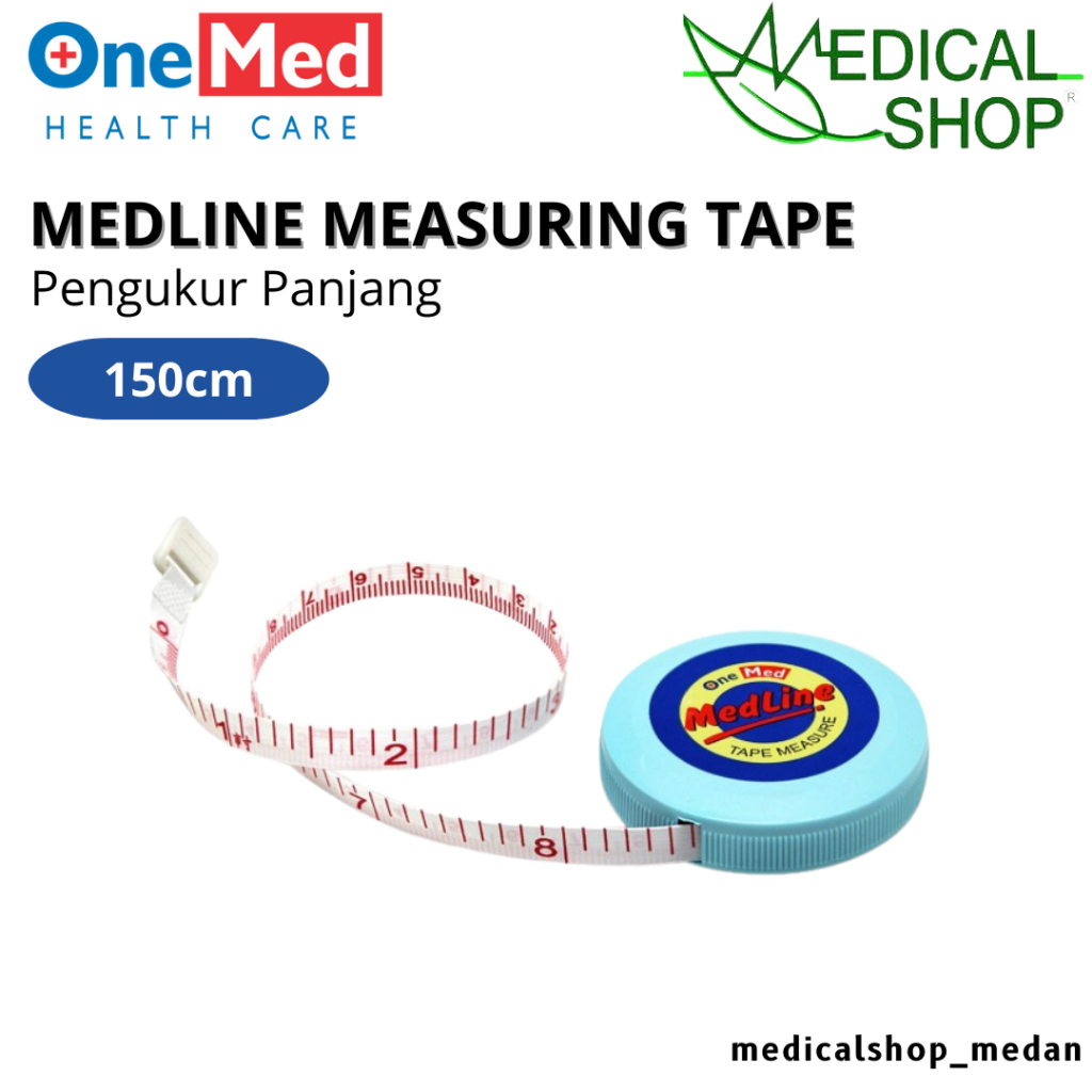 Jual ONEMED l Medline Measuring Tape l Meteran Rol | Shopee Indonesia