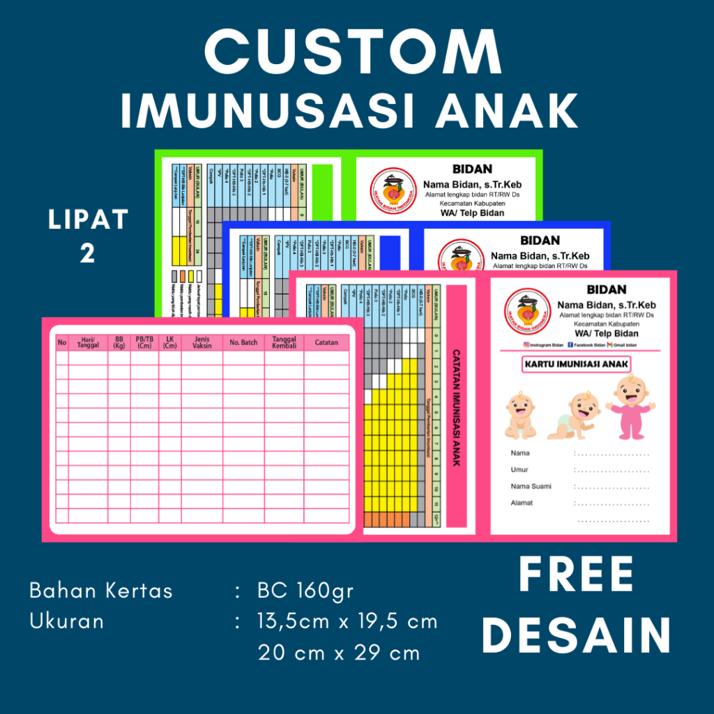 Jual Kartu Imunisasi Anak Shopee Indonesia