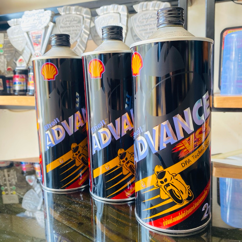 Jual OLI SAMPING SHELL ADVANCE VSX 2TAK SHELL ASLI THAILAND | Shopee ...