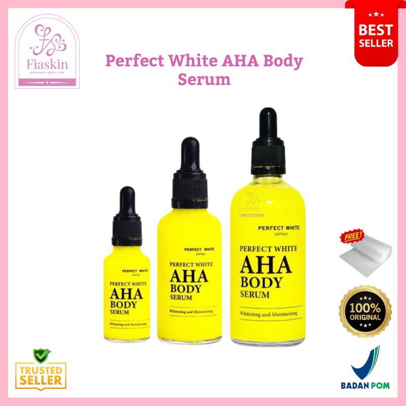 Jual Perfect White AHA Body Serum - 20ML 50ML & 100ML | Shopee Indonesia