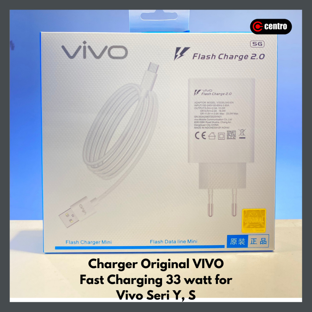 Jual Charger Vivo Original Fast Charging 33 Watt dan 66 Watt | Shopee ...