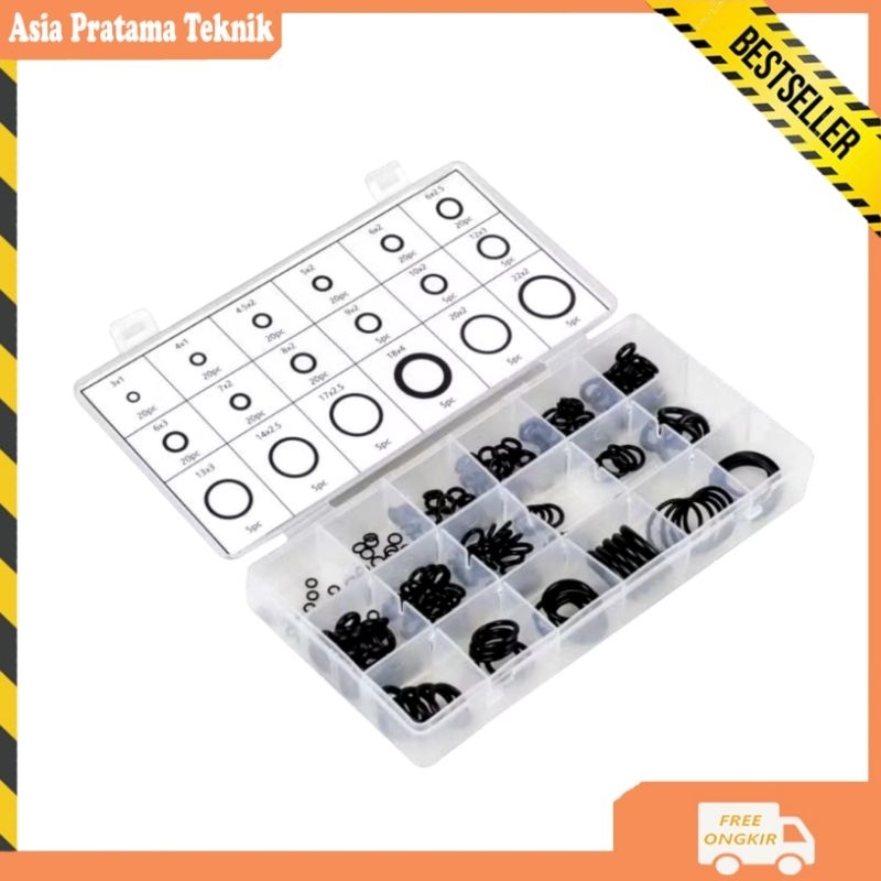 Jual Karet Rubber O Ring Seal Tightening 225 PCS 1 Set Sil Oring Box Seal hidrolik sil box PCP ...