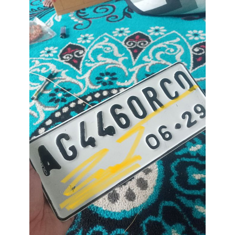Jual Plat motor akrilik mirror plat kendaraan motor custom keren ...