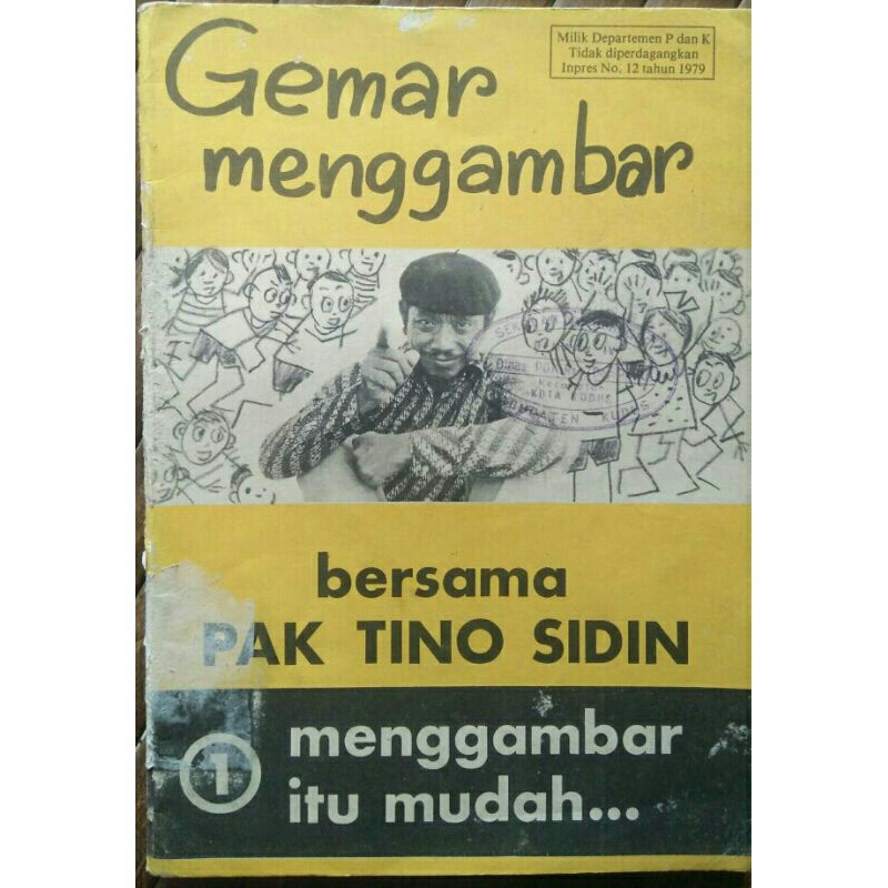 Jual Gemar Menggambar Bersama Tino Sidin (buku ke 1)