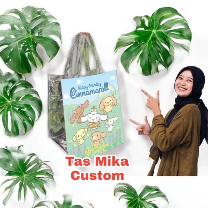 Jual Custom Tas Mika Kombinasi Banner Depan Gratis Desain Goodiebag ...