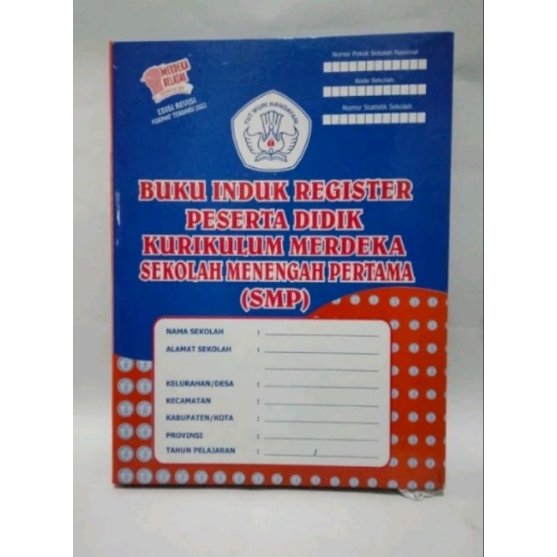 Jual buku induk siswa SMP kurikulum MERDEKA | Shopee Indonesia