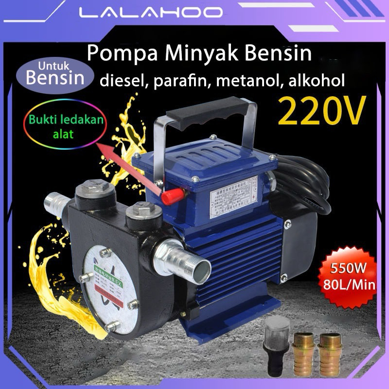 Jual Pompa Minyak Bensin AC 220V 550W Solar Elektrik Bensin Transfer ...