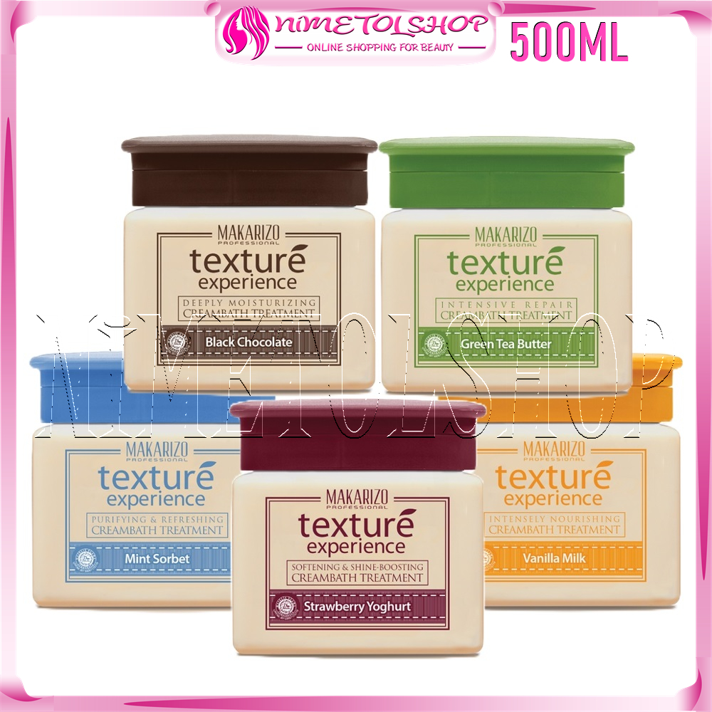 Jual MAKARIZO Texture Experience Creambath 500ml Rambut Rusak Rontok ...