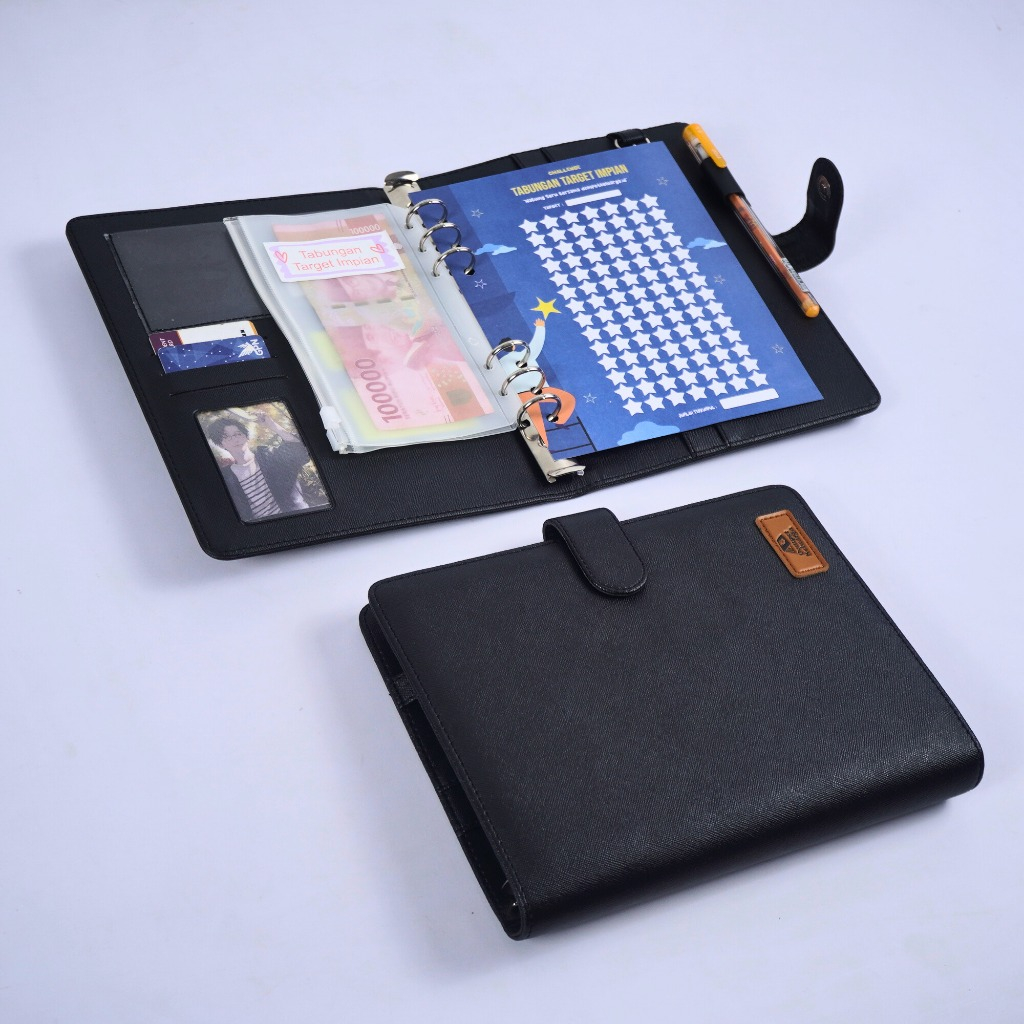 Jual Dompet Keluarga - Binder Menabung Budgeting Keuangan Kuliah Kulit ...