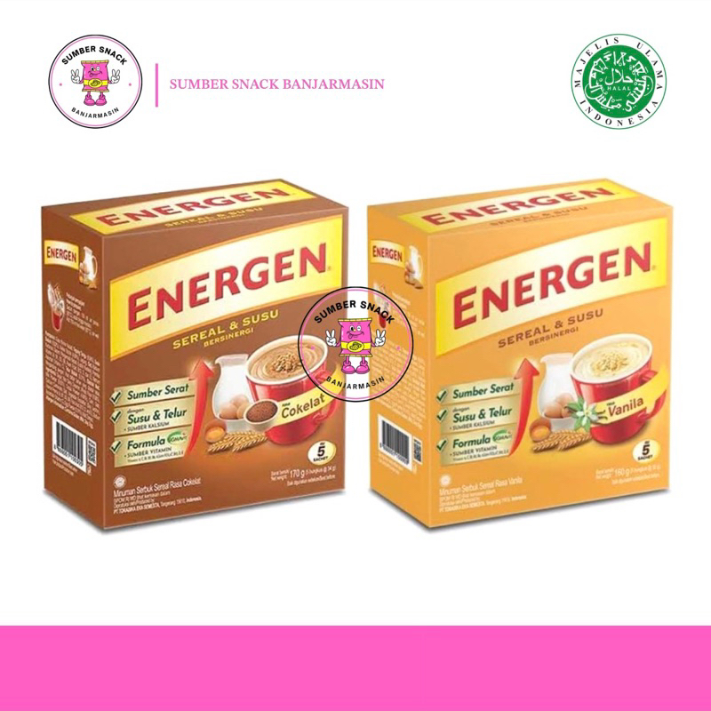 Jual Energen Sereal & Susu (Isi 5/Box) | Shopee Indonesia