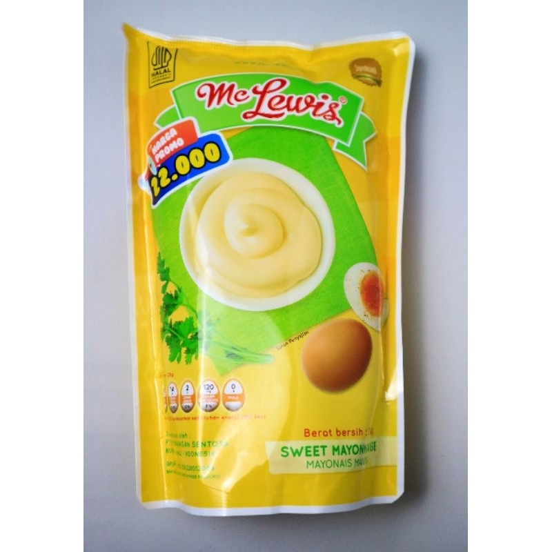 Jual Mc Lewis SWEET Mayo - 1kg / Mayonaise Mc Lewis 1kg / McLewis Sweet Mayonaise 1Kg | Shopee ...