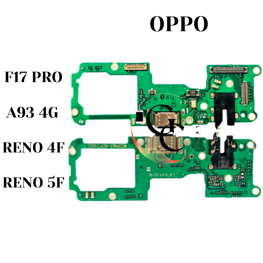 Jual Flexible Connector Charger Oppo F17 Pro A93 4G Reno 4F Reno 5F Original (Flexible Konektor ...