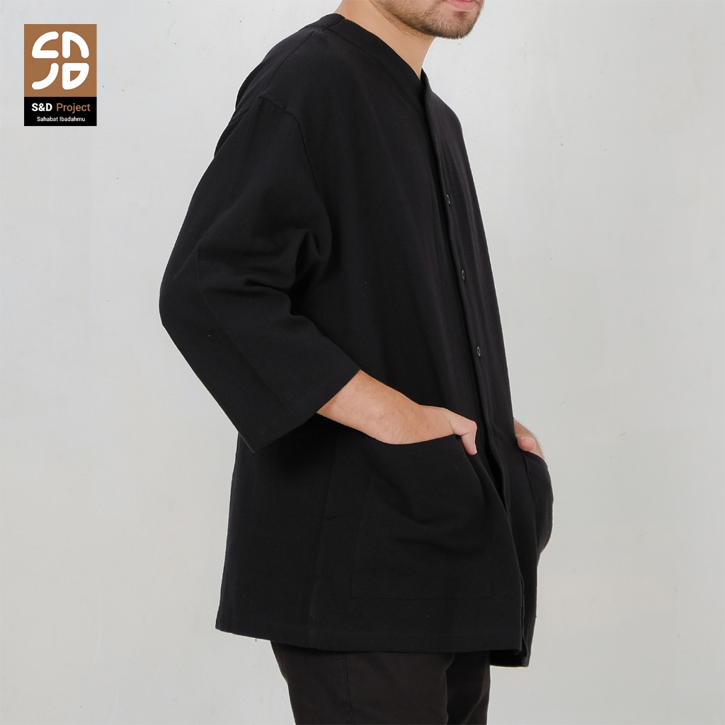 Jual S&D PROJECT Baju Koko Muslim Rasikh Bahan Linen Fumiko Premium ...
