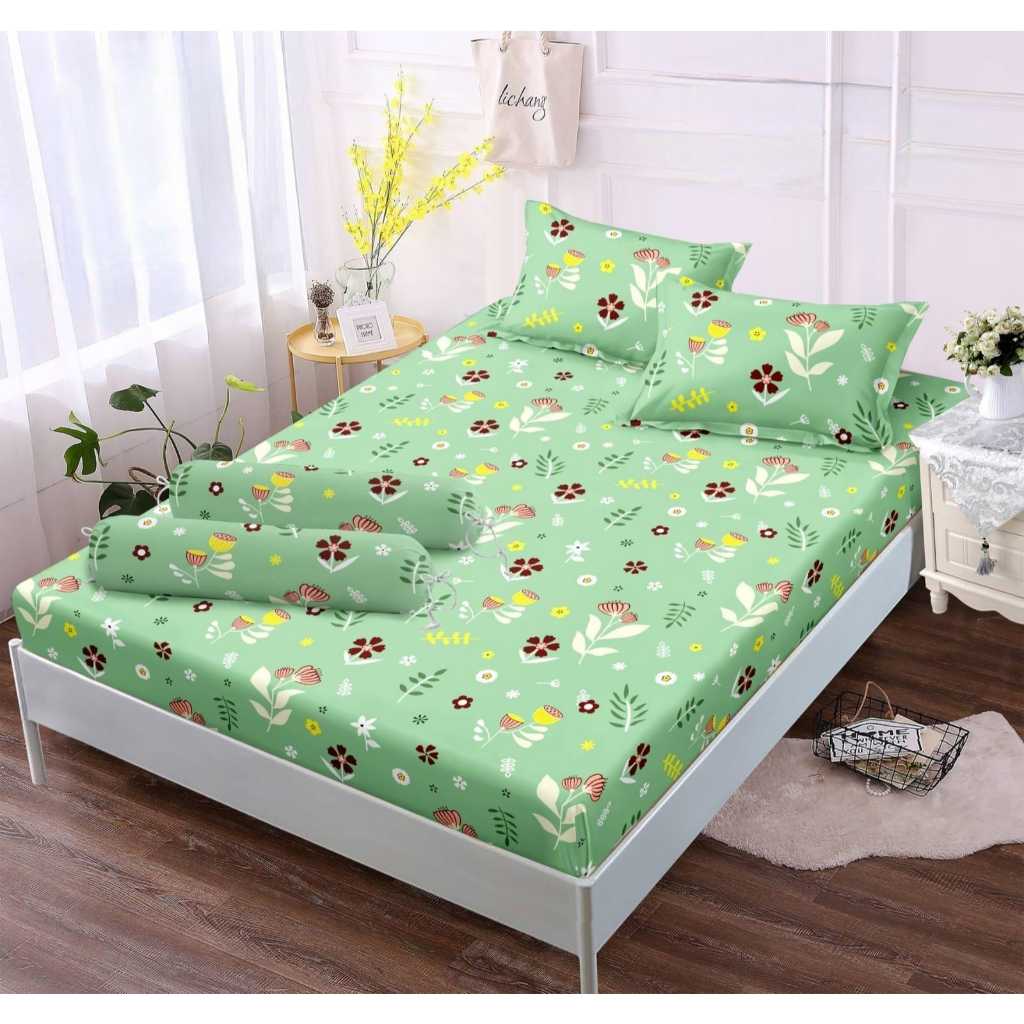 Jual [ 2.2 PROMO SALE] SPREI SET CAT BLUE UK 120/160/180/200X200 BAHAN ...