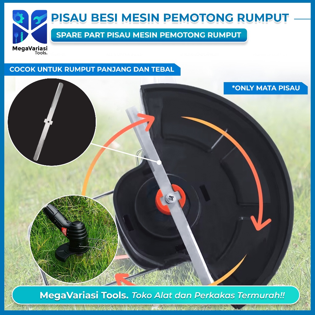 Jual Pisau Besi Untuk Mesin Potong Rumput Satuan Pisau Mesin Pemotong ...