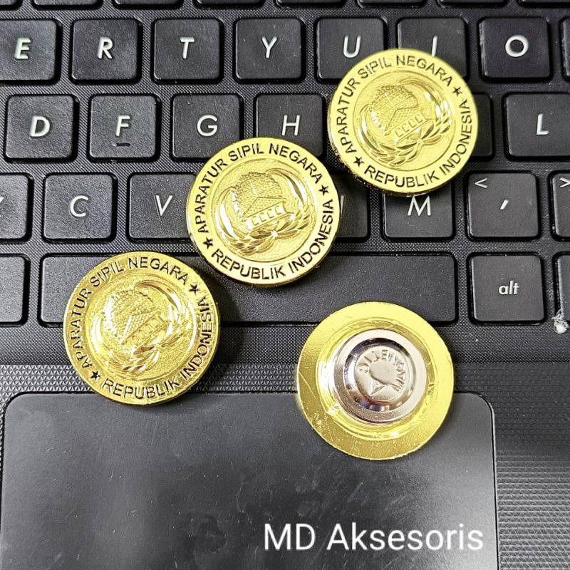 Jual Pin Korpri ASN Bulat Magnet Premium Cor Tebal | Shopee Indonesia