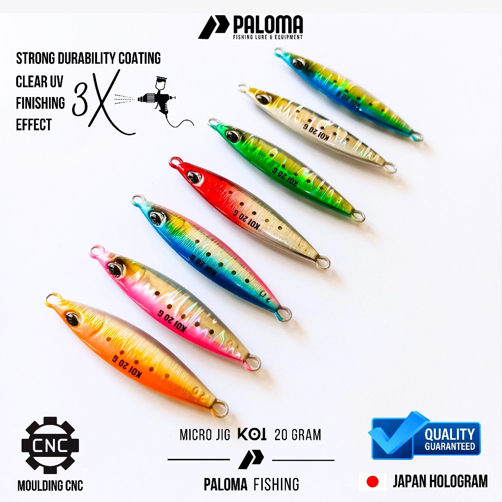 Jual Micro Jig Koi 20 Gram High Quality Finishing | Shopee Indonesia