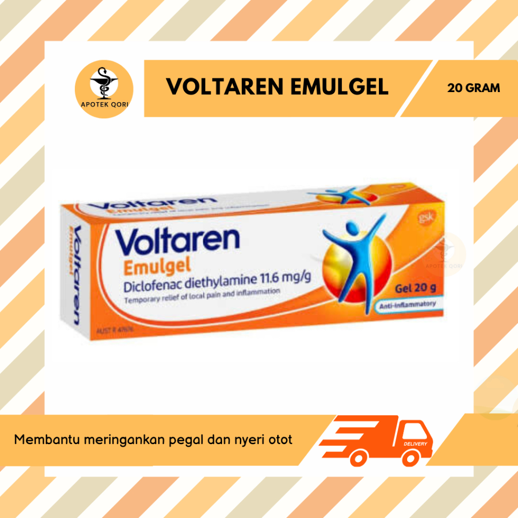 Jual VOLTAREN EMULGEL 20 GRAM/PEREDA NYERI OTOT DAN SENDI/TERKILIR/MEMAR | Shopee Indonesia