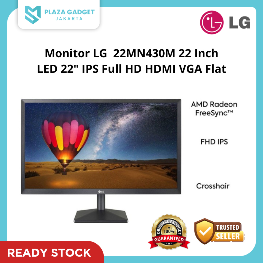 Jual Monitor LG 22MN430M 22 Inch LED 22" IPS Full HD HDMI VGA Flat ...
