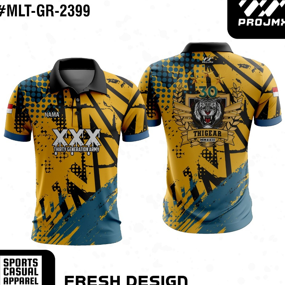 Jual PROJMX - JERSEY MILITER TRIGEAR/ TNI AU / TNI AD (BISA CUSTOM) | Shopee Indonesia