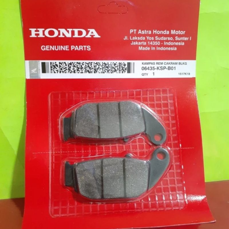 Jual Dispad KSP Dispad Kampas Rem Belakang Megapro New Tiger New CB 150 ...