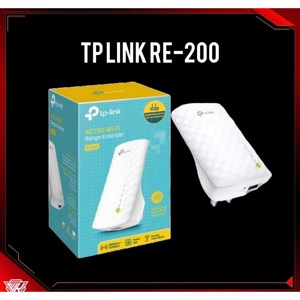 Jual WiFi Range Extender TP Link RE200 - TPLink RE 200 AC750 Dual Band ...