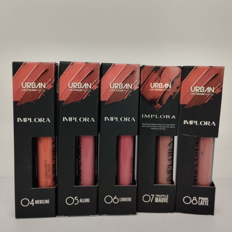 Jual URBAN Lip Cream Mate IMPLORA 5 Varian Original BPOM 2,9gr | Shopee ...