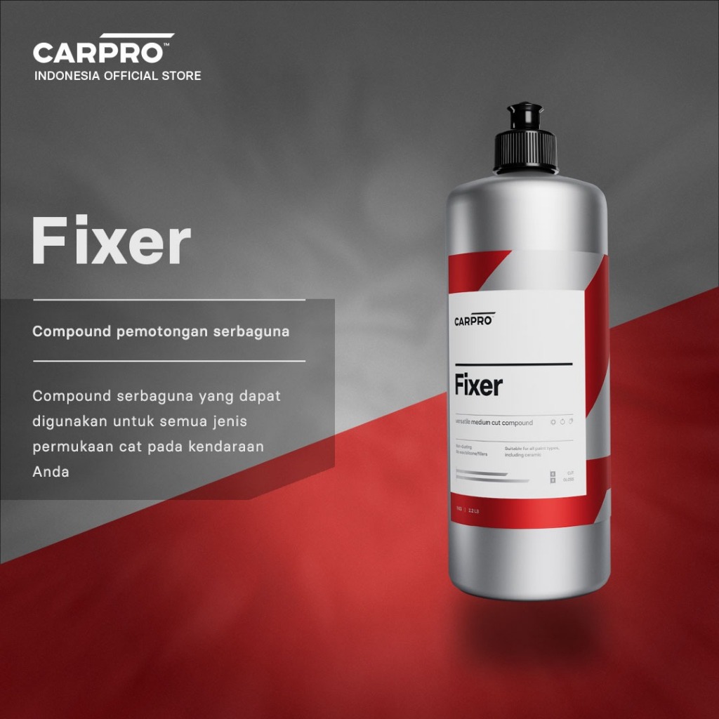 Jual CARPRO Fixer Compound (1 Liter) - Kompon Semir Permukaan Cat Motor ...