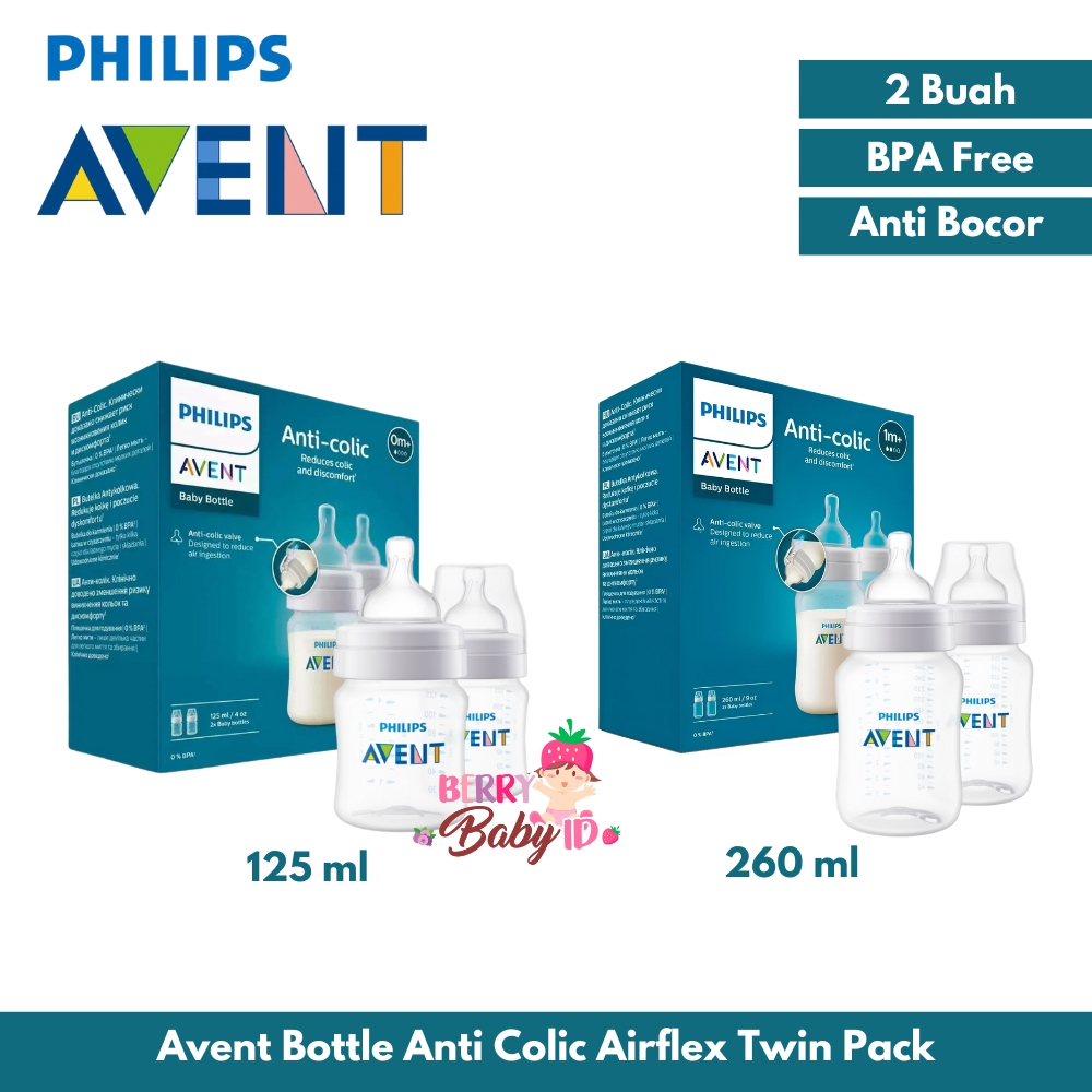 Jual Philips Avent Bottle Anti Colic Botol Susu Bayi Anti Kolik Twin ...