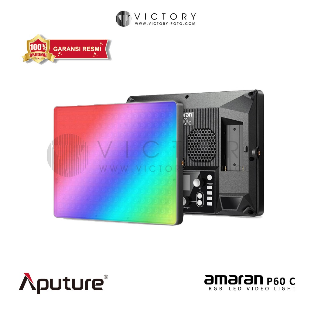 Jual Aputure Amaran P60c RGBWW LED Panel, amaran P60c RGBWW LED 60W ...