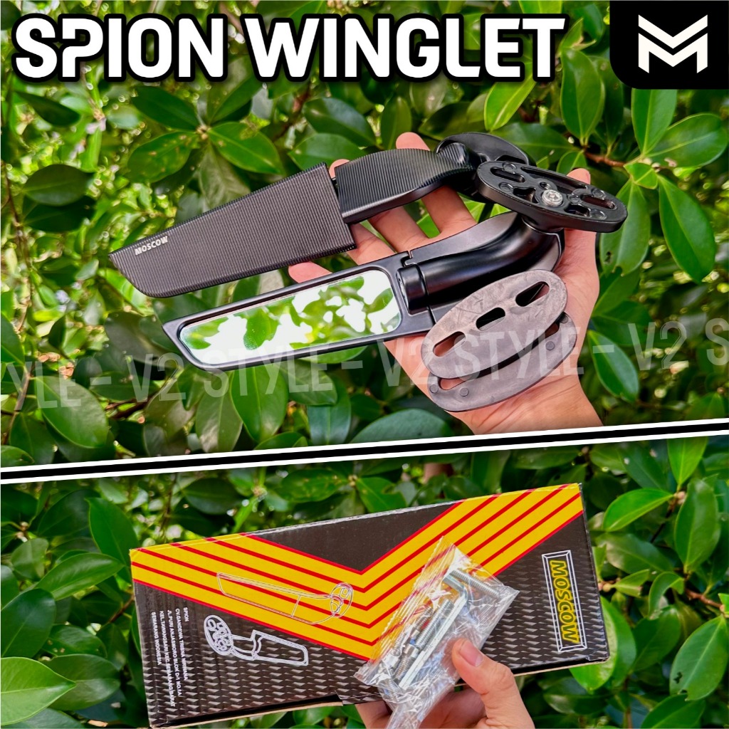 Jual SPION WINGLET REAR MIRROR ORIGINALSTEALTH SLIM LIPAT SPION SAYAP ...