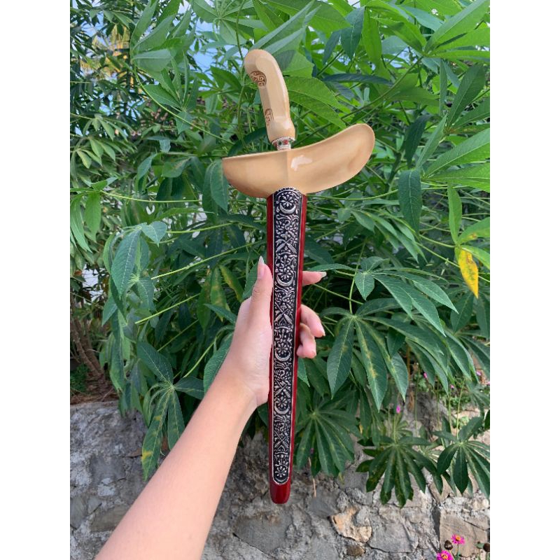 Jual Gayaman Jogja Kayu Cendana Patrem Panjang 34 cm | Shopee Indonesia