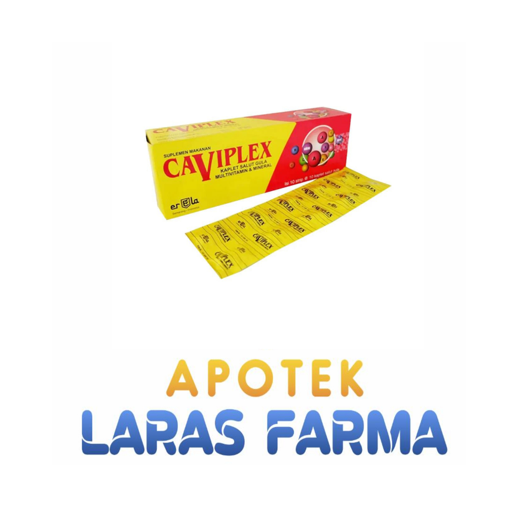 Jual CAVIPLEX MULTIVITAMIN KAPSUL 1 strip isi 10 kapsul | Shopee Indonesia