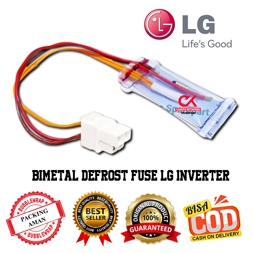 Jual PROMO Defrost Fuse Pius Fius Bimetal LG Kulkas LG Inverter ...
