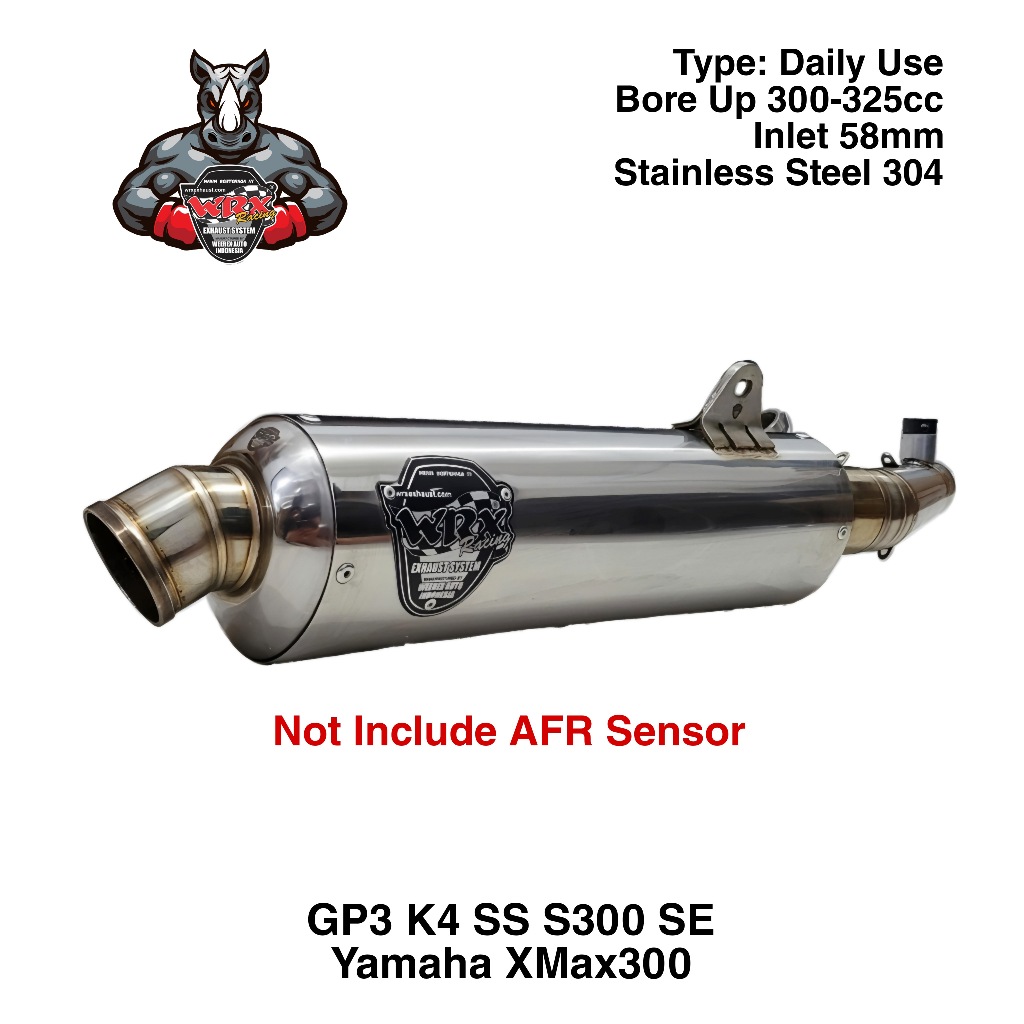 Jual Knalpot WRX GP3 SS S300 SE XMax 344cc | Shopee Indonesia