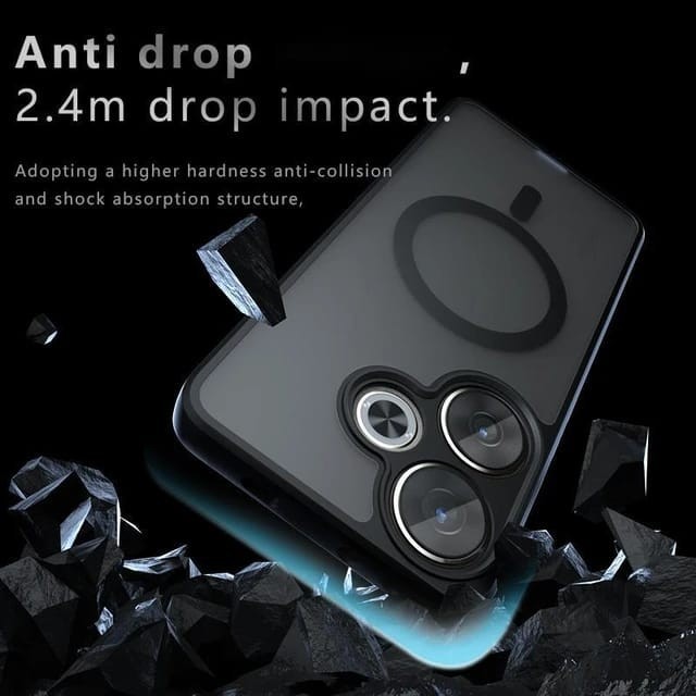 Jual XIAOMI POCO F6 5G CASE ARMOR SMOKE MAGSAFE MATTE FROSTED ORIGINAL ...