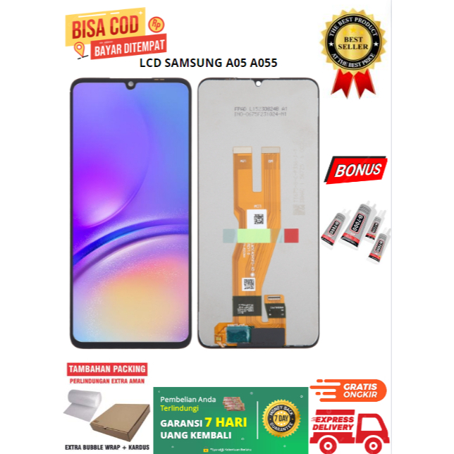 Jual LCD SAMSUNG A05 A055F FULLSET TOUCHSCREEN ORIGINAL | Shopee Indonesia