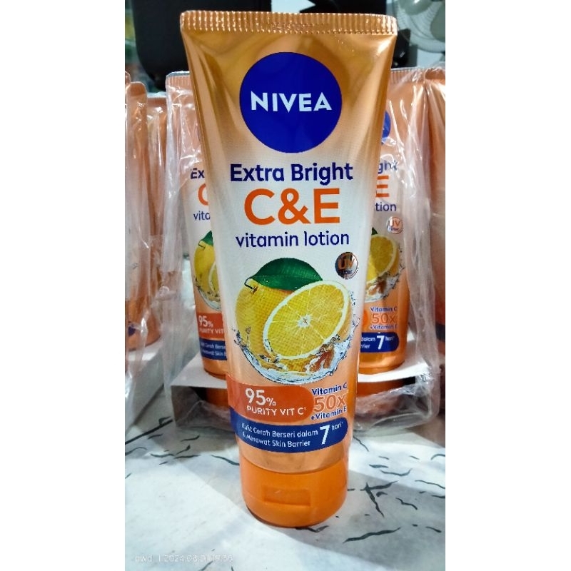 Jual Nivea Extra Bright C&E Vitamin Lotion 180ml | Shopee Indonesia