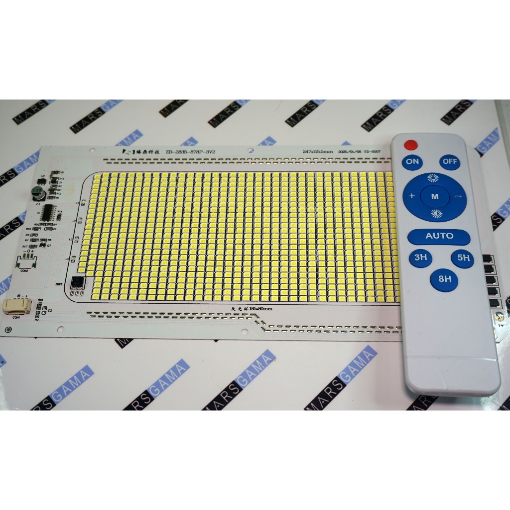 Jual Led PCB Papan SMD 2835 Input 3.7v - 4.2v 18650 DIY Led Solar Panel ...