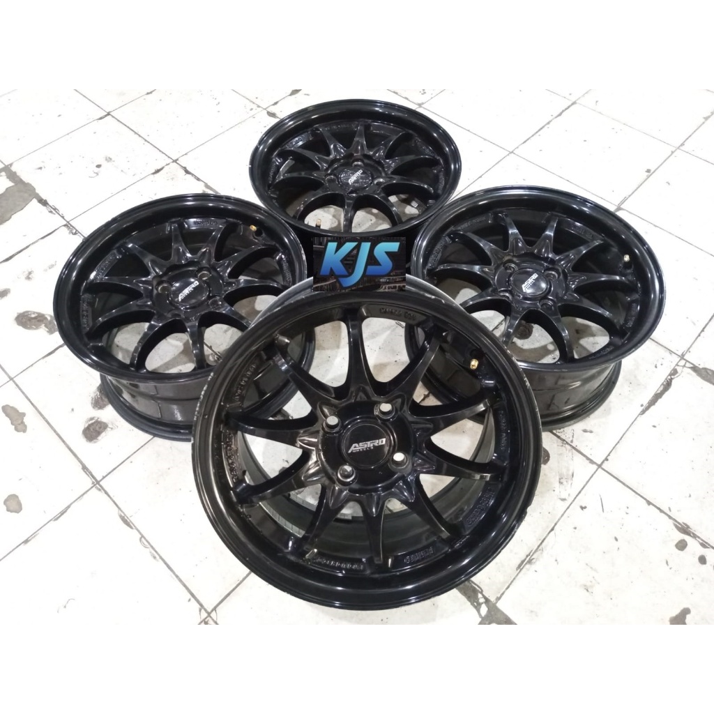 Jual Velg Racing Bekas Ring 15 Astro Ce28 Pcd 4x100 R15 Buat Brio Agya Ayla Sigra Calya Swift ...
