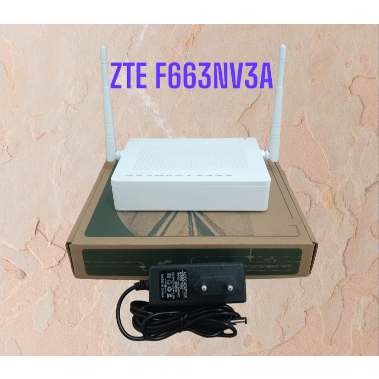 Jual ONU ZTE F663NV3A XPON GPON EPON (BARANG BARU) ( 1 Koli isi 50 Pcs ...
