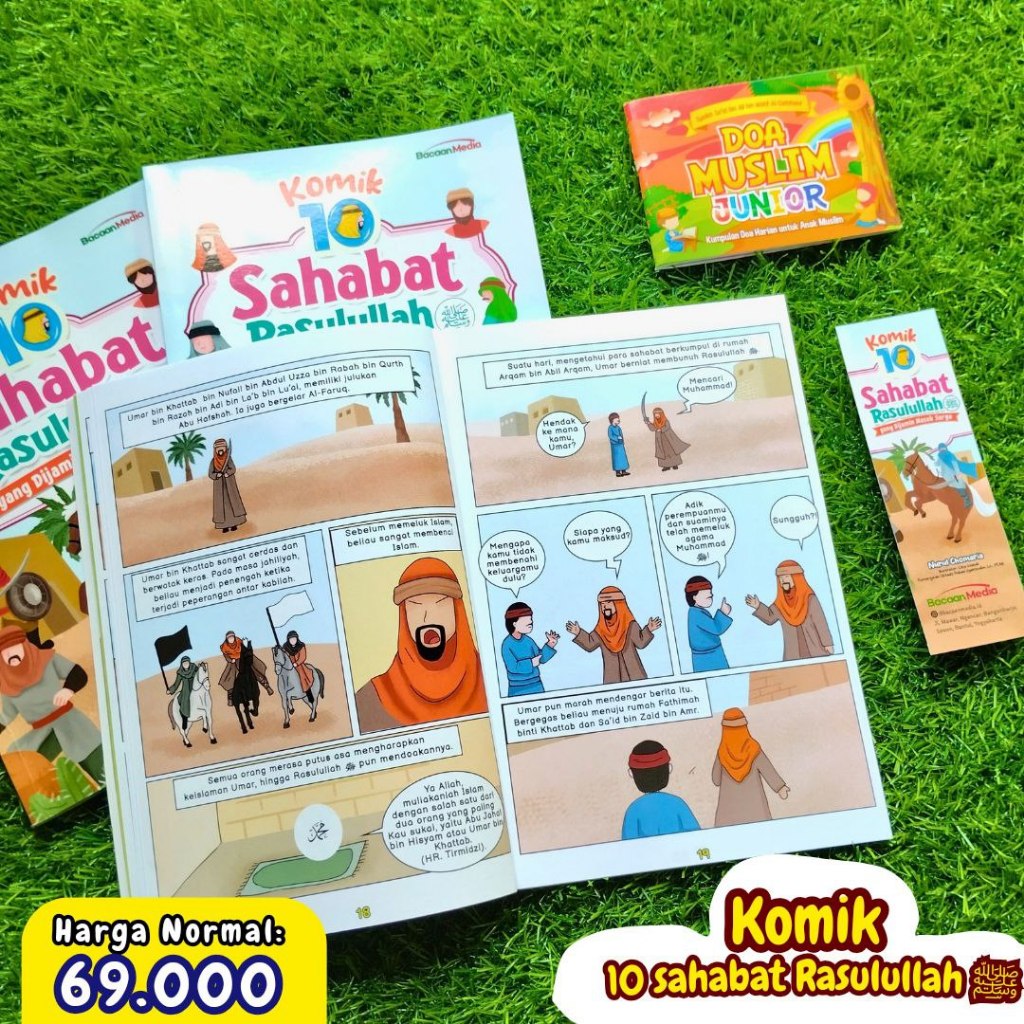 Jual KOMIK 10 SAHABAT RASULULLAH ﷺ yang Dijamin Masuk Surga - Bacaan ...