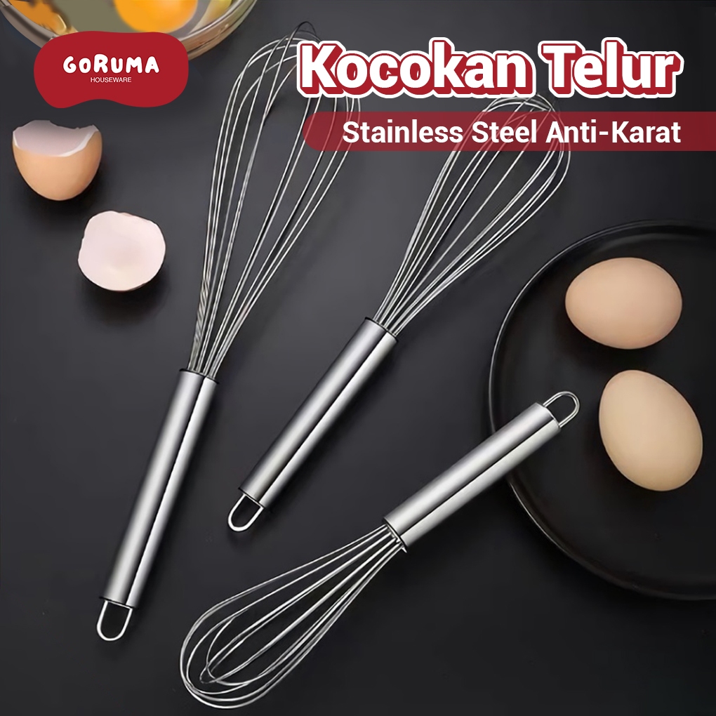Jual GORUMA - Kocokan Telur Maki / Whisk Kocokan Telur / Pengocok Telor ...